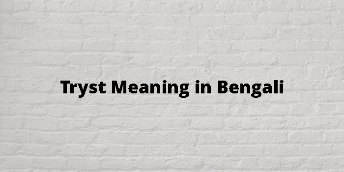 Tryst Meaning In Bengali - বাংলা অর্থ
