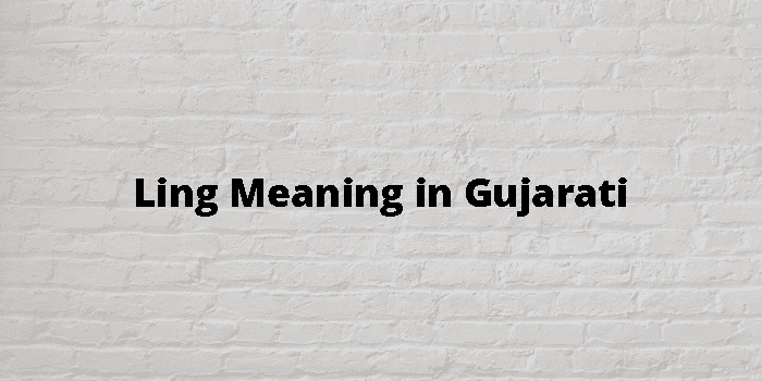 Ling Meaning In Gujarati - ગુજરાતી અર્થ