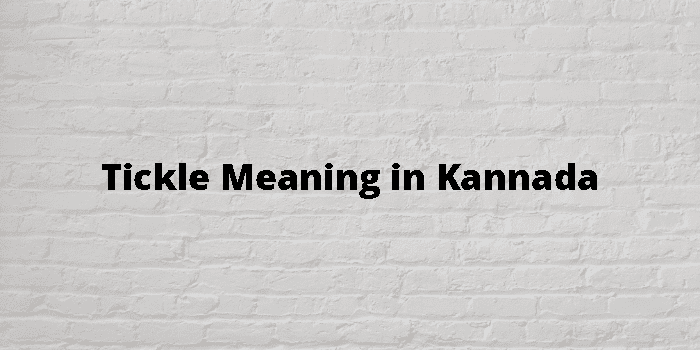 Tickle Meaning In Kannada - ಕನ್ನಡ ಅರ್ಥ