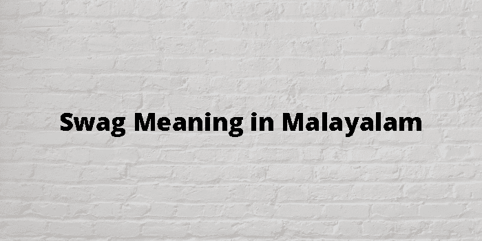Swag Meaning In Malayalam - മലയാളം അർത്ഥം