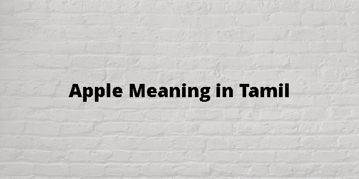 Apple Meaning In Tamil - தமிழ் அர்த்தம்