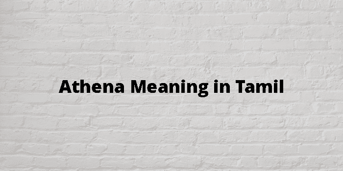 Athena Meaning In Tamil - தமிழ் அர்த்தம்