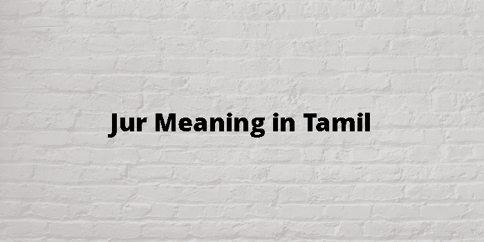 Jur Meaning In Tamil - தமிழ் அர்த்தம்