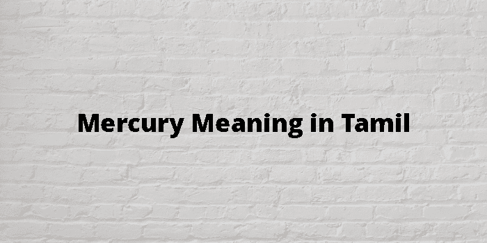 Mercury Meaning In Tamil - தமிழ் அர்த்தம்