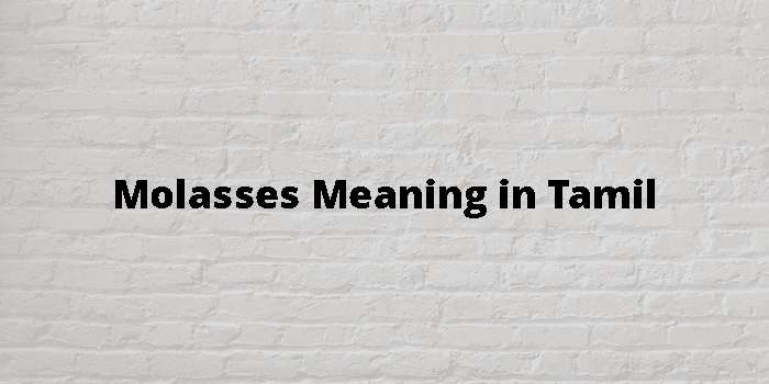 Molasses Meaning In Tamil - தமிழ் அர்த்தம்