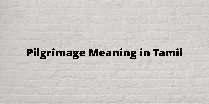 Pilgrimage Meaning In Tamil - தமிழ் அர்த்தம்