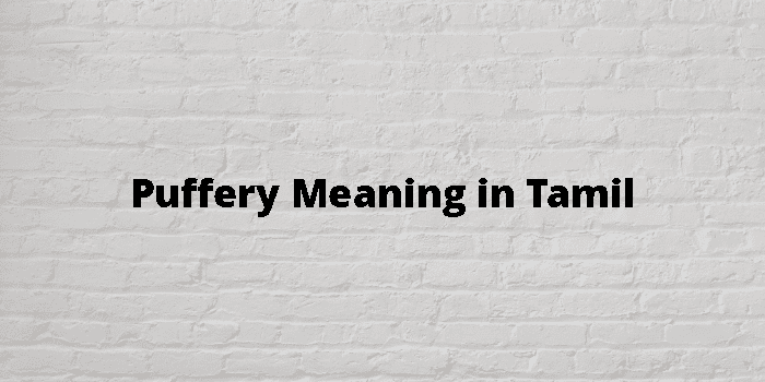 Puffery Meaning In Tamil - தமிழ் அர்த்தம்